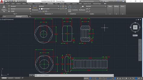 Tutorial Autocad Membuat Baut Mur 3d 3d Bolt Nut In A Vrogue Co