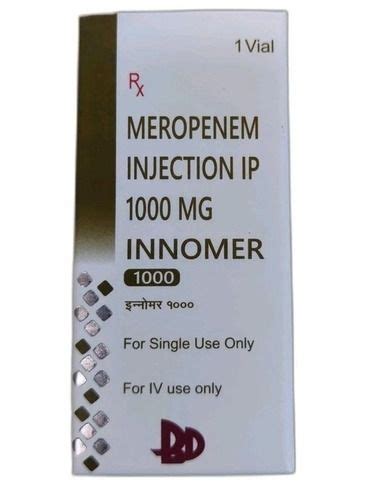 Innomer 1000 Inj Meropenem Injection Drug Type General Medicines At