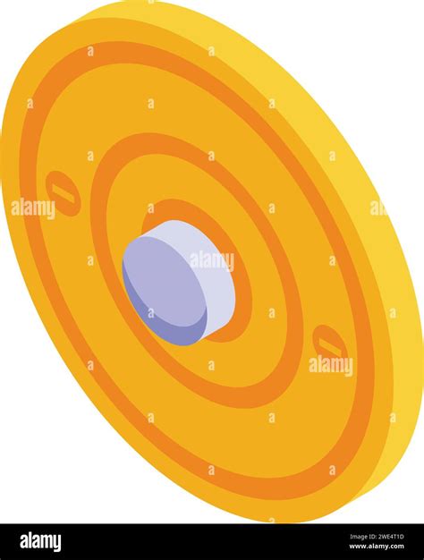 Security Door Bell Icon Isometric Vector Peal Beep Auditory Melody