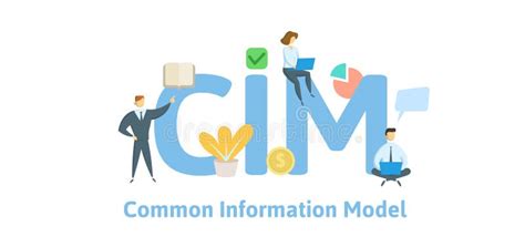 Cim Common Information Model Acronym Stock Illustration