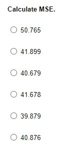 Solved Consider The Following Forecasting Data Calculate Chegg