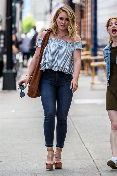 Hilary Duff In Tight Jeans Out In New York 672016 • Celebmafia