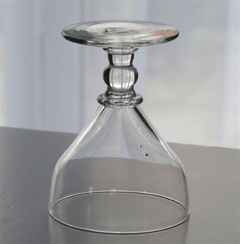 Georgian Rummer Drinking Glass Handblown With Ball Knop English Circa