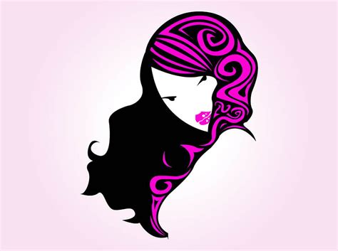 Sexy Cartoon Girl Ai Vector Uidownload