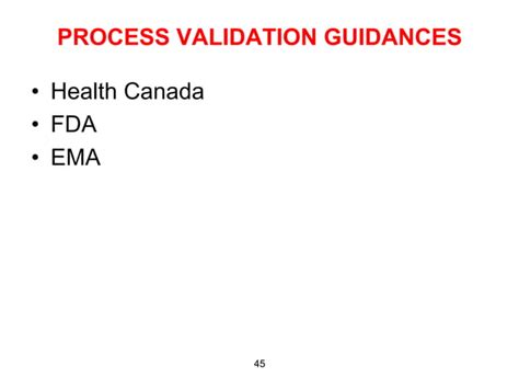 Process Validation Guidances Fda And Global Pdf Pharmaceutical