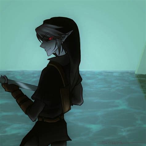 Dark Link Ben Drowned Creepypasta Legend Of Zelda Game Art Zelda