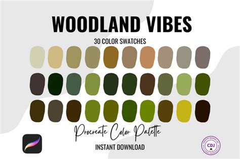 Procreate Color Palette Cozy Boho Graphic By Creative Designs Joy Creative Fabrica