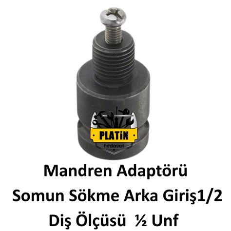 Yerli Somun Sökme Mandiren Adaptörü 12