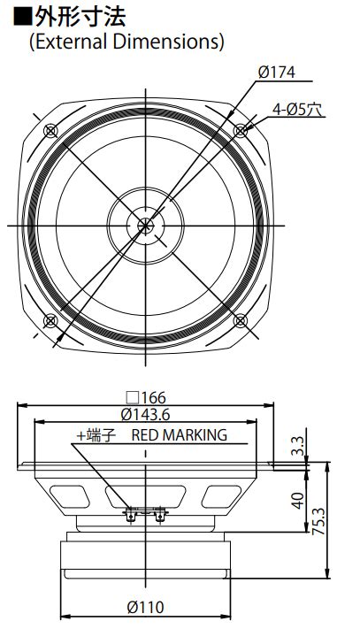 Speaker Unit Details Fostex Fe166en Digitalsignagerjp