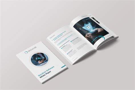Cyber Security Whitepaper Booklet Design Behance Behance