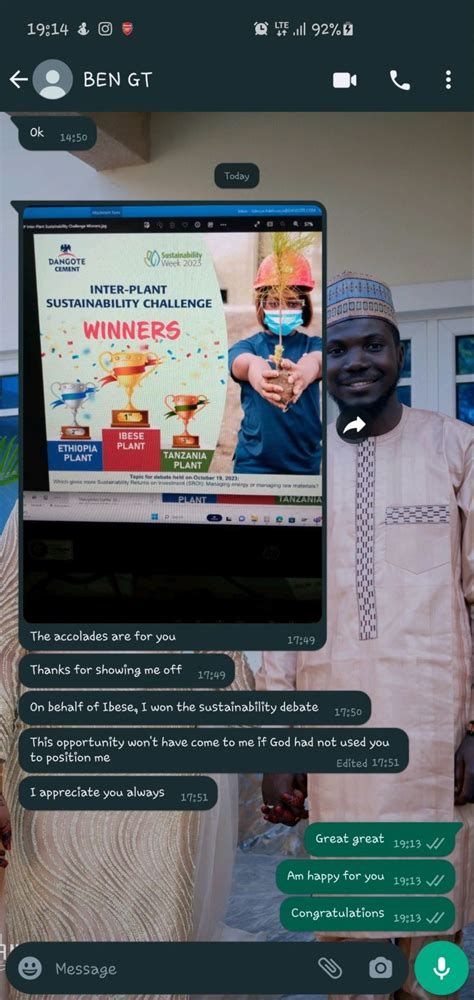 Suleiman Abubakar On Linkedin Congratulations To One Of My Mentee