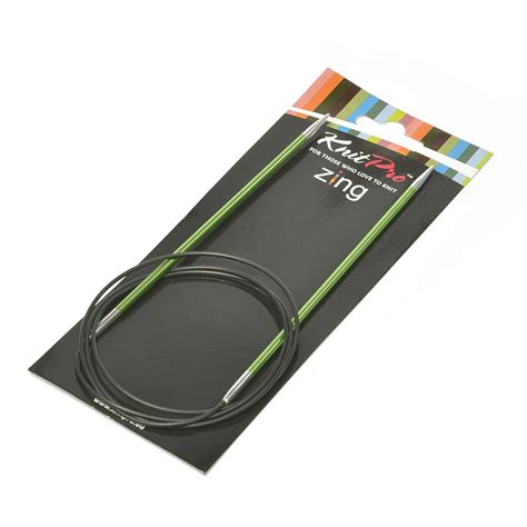 Спицы круговые Zing Knit Pro 100см 3,5мм - Пуговка