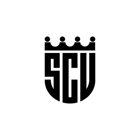 Scu Letter Logo Design In Illustration Vector Logo Calligraphy