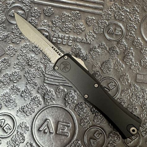 Microtech Hera Ii Mini Recurve Black Apocalyptic Partial Serrated 1705m