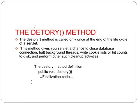 LIFE CYCLE OF SERVLET PPT