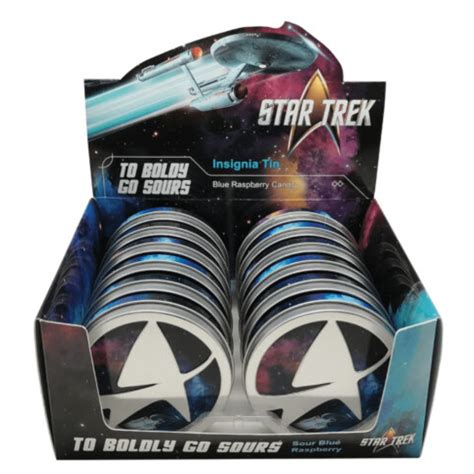 Boston America Star Trek To Boldly Go Sours Insignia Tin 12 Pacific