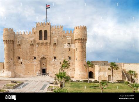 Alexandria Egypt January 6 2023 The Citadel Of Qaitbay Alexandria
