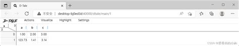 【web开发】python实现web表格功能（d Tale Pandas Flask）爱看书的小沐的技术博客51cto博客