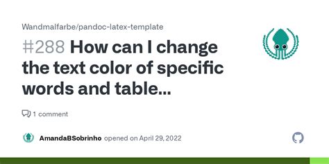 How Can I Change The Text Color Of Specific Words And Table Backgrounds