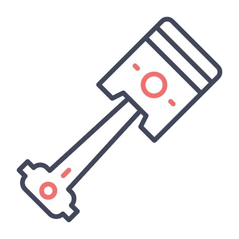 Premium Vector Piston Vector Illustration Style