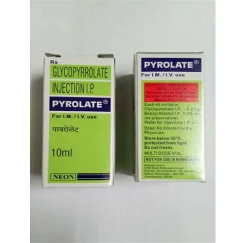 Pyrolate Glycopyrrolate Injection Ip At Rs 133 Vial In Nagpur Id