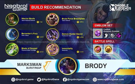NAVARO CELL Build Brody Tersakit Damage Besar Di Early Game