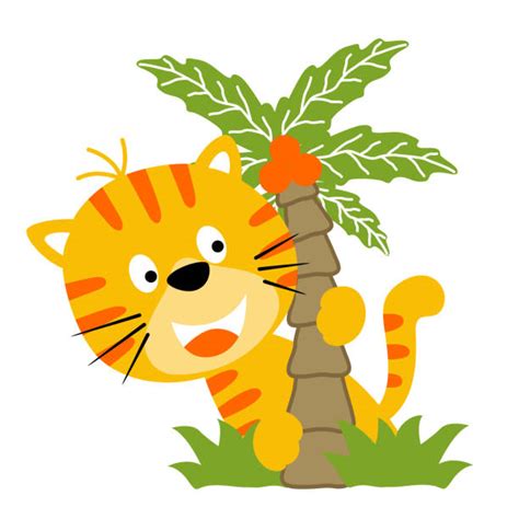 Best Tiger Grass Illustrations Royalty Free Vector Graphics And Clip Art