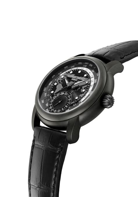 Frederique Constant Gets Dark With All Black Worldtimer Watch Maxim