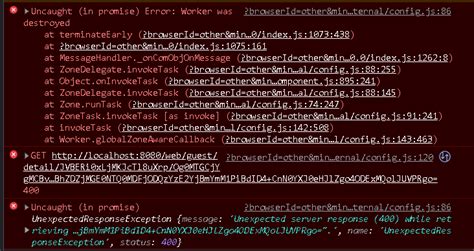 Javascript Errores Con Las Promesas En Angular Stack Overflow En