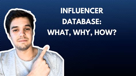 Influencer Database What Why And How Free Tools Click Analytic