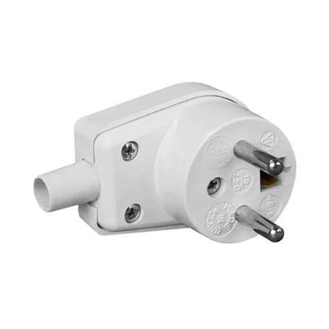 Wtyczka kątowa 16A 230V IP20 biały sklep elektryczny el12
