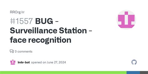 BUG Surveillance Station Face Recognition Issue 1557 RROrg Rr