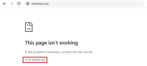 How To Fix Bad Request Error In