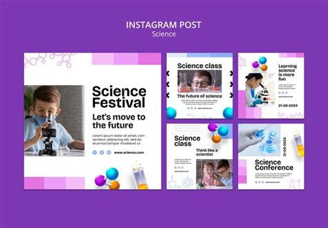 Free Psd Science Template Design