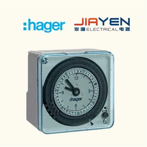 Hager Eh711 24hrs Analog Time Hager Timer Switch 100 Original Shopee