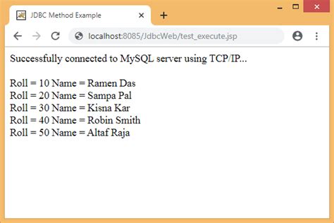 Some Important Jdbc Methods Techguruspeaks