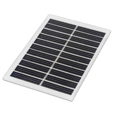 05watt 5 Volt Tempered Glass Small Monocrystalline Solar Panel