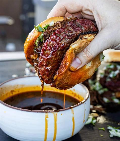 Burgers With Smoked Beef Birria