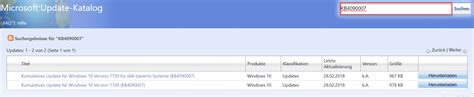 KB4090007 Intel Microcode Update für Windows 10 Version 1709 Windows FAQ