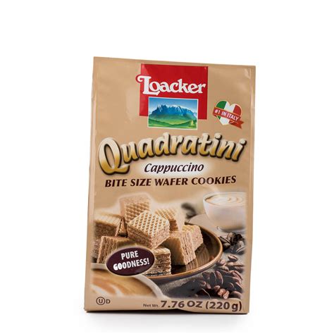 Cappuccino Quadratini Wafers 7 8 Oz 7 8 Oz Loacker Eataly