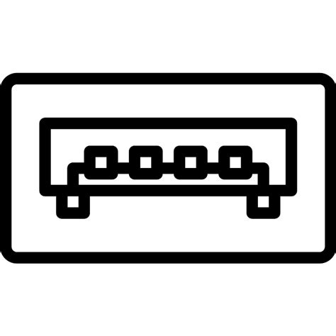 Usb Port Vector SVG Icon SVG Repo