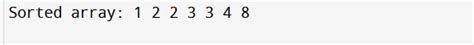 Counting Sort In C Tpoint Tech