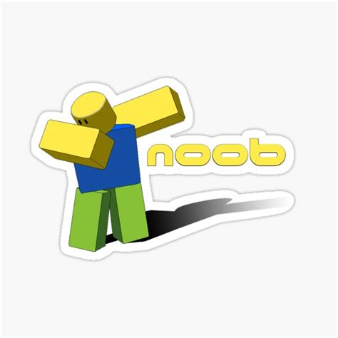 Noob Dab Sticker For Sale By Supernate77 Redbubble