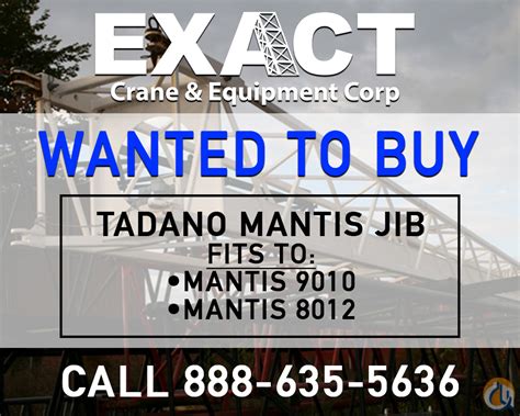 Mantis Mantis Jib Wanted To Buy Jib Sections And Components Crane Part For Sale Crane Network