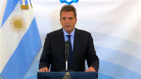 Massa Tras La Firma Del Acuerdo Con El Fmi Anunciaremos Medidas Que