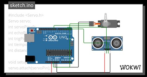Servo Wokwi ESP32 STM32 Arduino Simulator