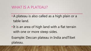 Plateaus Pptx
