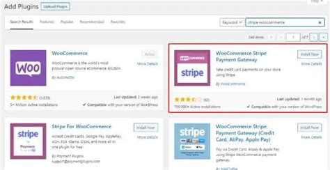 how to setup stripe for woocommerce