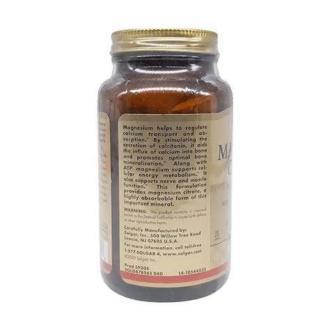 Magnesium Citrate Tablets 120 Tablets At Whole Foods Market
