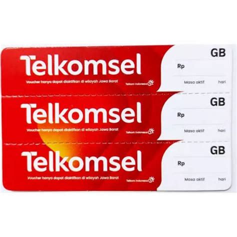 Jual Voucher Telkomsel Kosong Zero Jabodetabek Shopee Indonesia